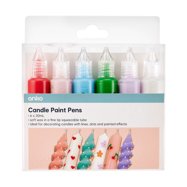 6 Pack Candle Paint Pens - Anko | Target Australia