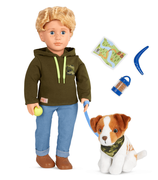 Our Generation Elliot 18-inch Boy Doll & Pet | Target Australia