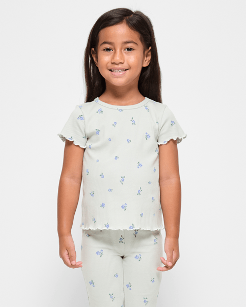 Australian Cotton Rib T-shirt and Legging 2 Piece Set | Target Australia