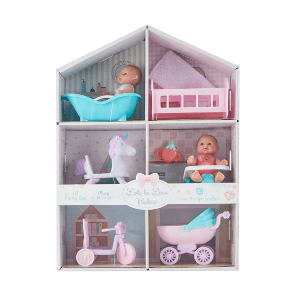 10 Piece Lots to Love Babies Play House | Target Australia