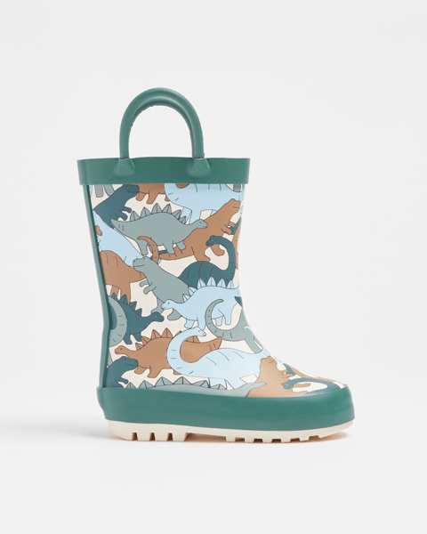First Walker Baby Boys Dinosaur Gumboots | Target Australia