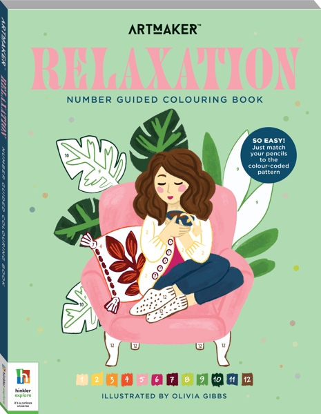 Colour By Numbers Colouring Book: Relaxation | Target Australia