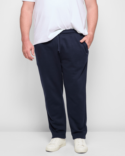 Plus Size Non Cuffed Trackpants - Navy Blue | Target Australia