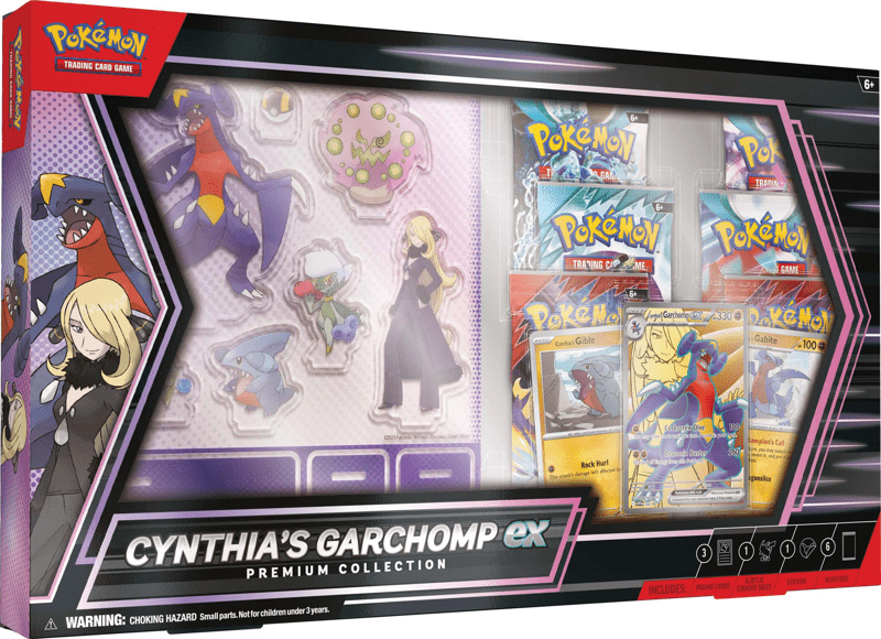 Pokemon TCG: Cynthia's Garchomp ex Premium Collection - Assorted ...