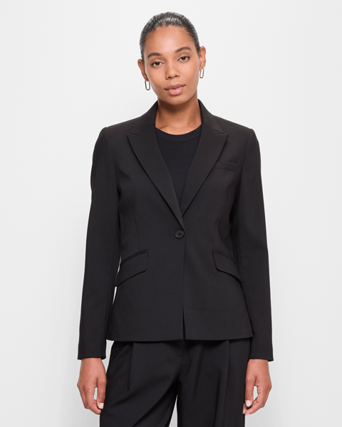 Preview Classic Single Breasted Blazer - Black | Target Australia