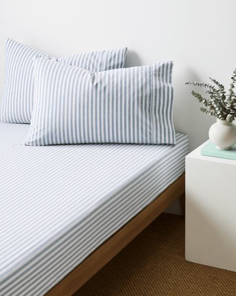 Australian Cotton Mix & Match Fitted Sheet - Teal | Target Australia