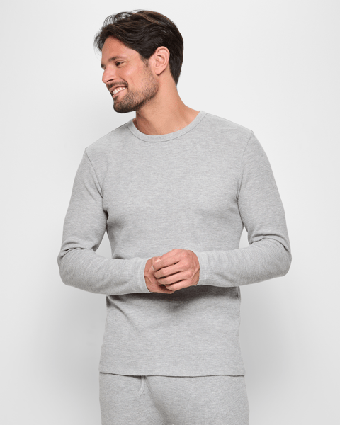 Australian Cotton Blend Long Sleeve Waffle Thermal Top - Maxx | Target ...