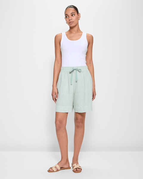 European Linen Long Shorts | Target Australia