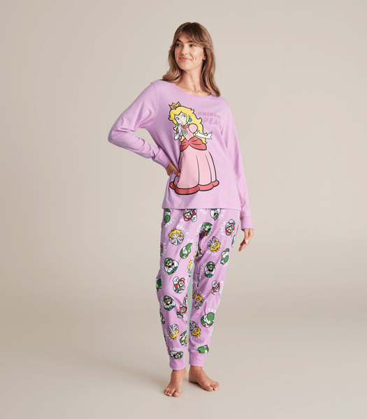 Womens Family Matching Super Mario Cotton Pyjama Set | Target Australia