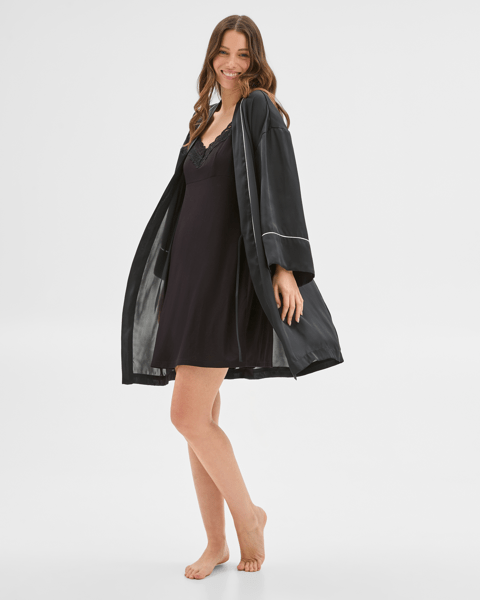 Womens Satin Short Sleep Robe | Target Australia