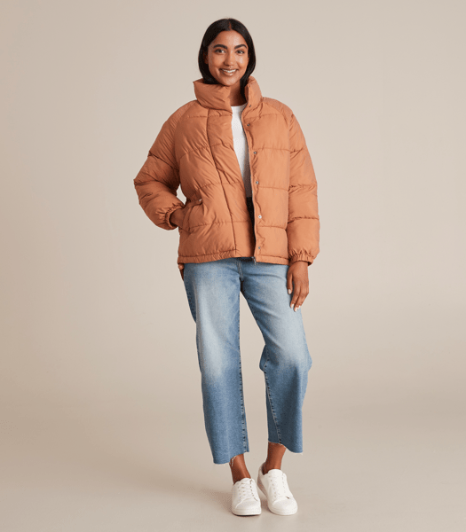 Raglan Puffer Jacket Target Australia