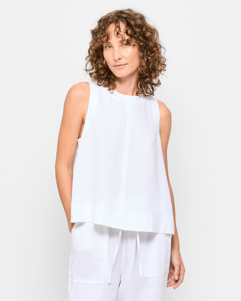 European Linen Tank Top | Target Australia