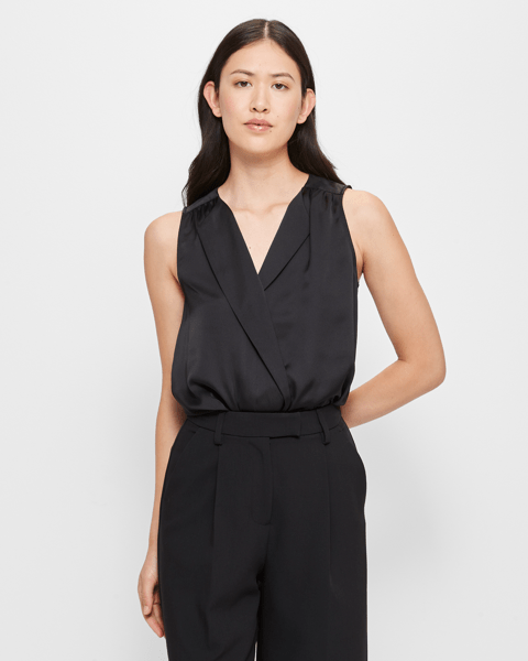 Sleeveless Drape Neck Top - Preview | Target Australia