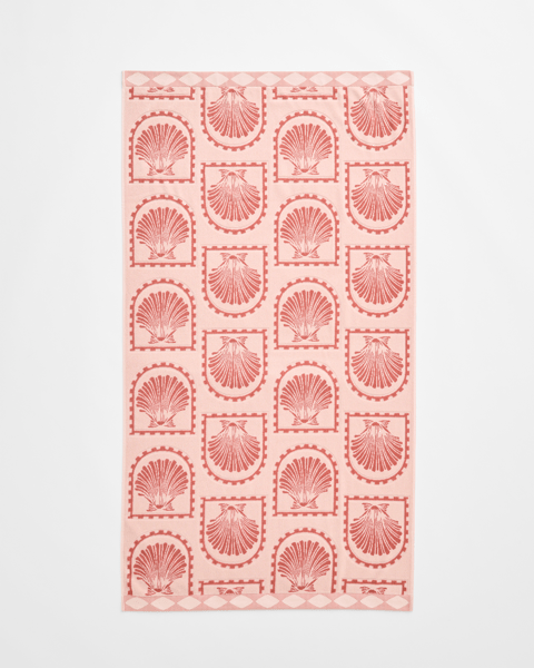 Print Beach Towel - Seashell | Target Australia