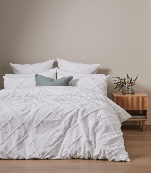 Cora Tufted Quilt Cover Set | Target Australia