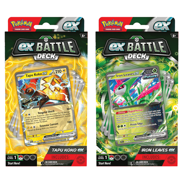 Pokemon TCG: Tapu Koko ex / Iron Leaves ex Battle Deck - Assorted ...