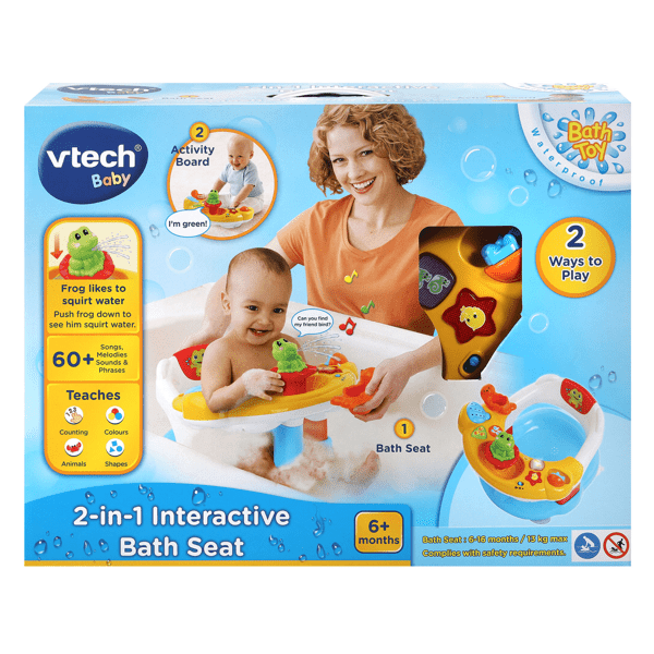 Baby 2-in-1 Interactive Bath Seat - VTech | Target Australia