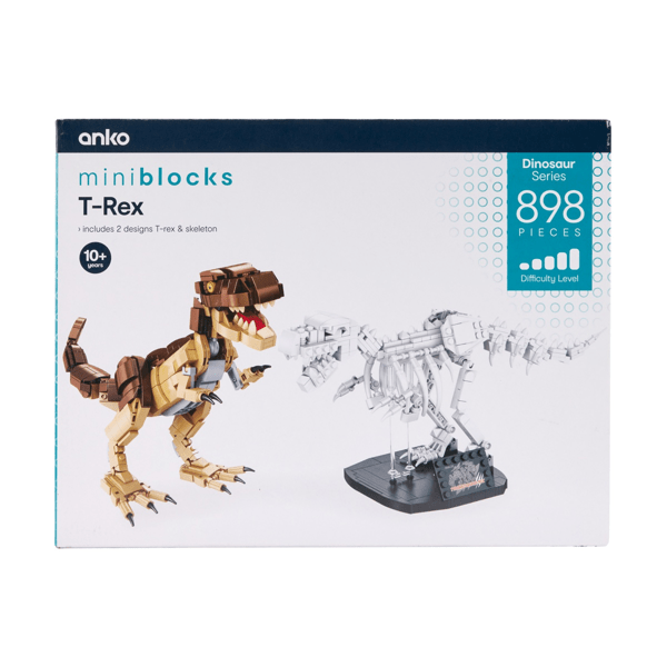 Mini Blocks Dinosaur Series, 898 Piece: T-Rex Playset - Anko | Target ...