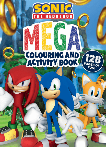 Sonic The Hedgehog Mega Colouring and Activity Book | Target Australia