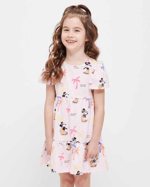Disney Minnie Mouse Flutter Sleeve Dress | Target Australia