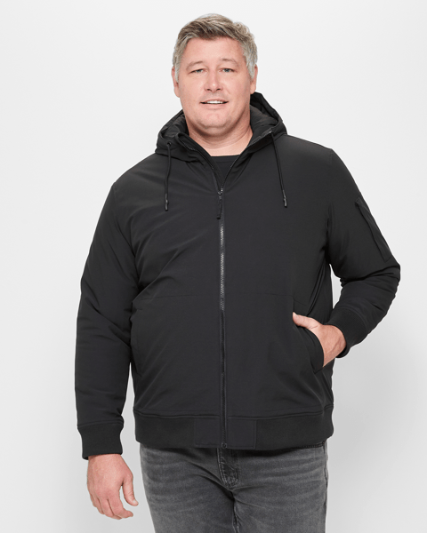 Plus Hooded Bomber Jacket | Target Australia