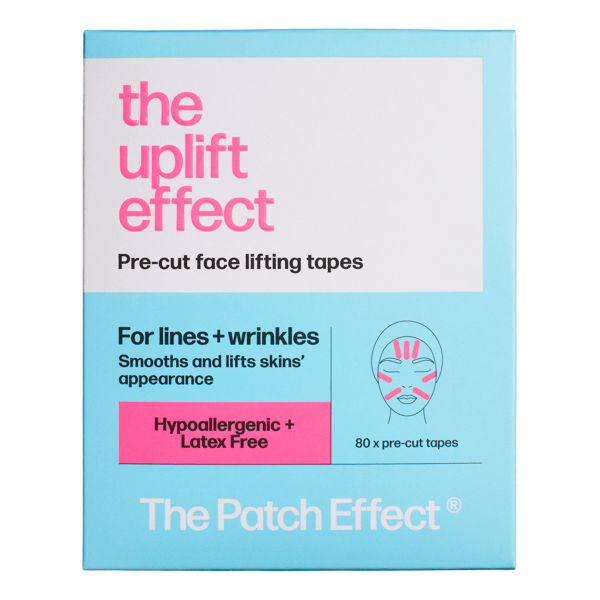 80 Pack The Uplift Effect: The Patch Effect Pre-Cut Face Lifting Tapes ...