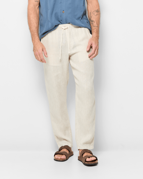European Linen Pants - Light Stone | Target Australia