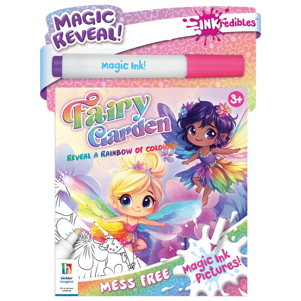 INKredibles Magic Reveal Fairy Garden Mess Free Magic Ink Pictures ...