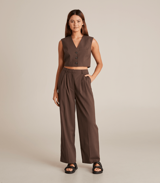 Lily Loves Crop Waistcoat | Target Australia