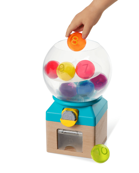 B. toys Rainbow Gumballs Counting Gumball Machine | Target Australia