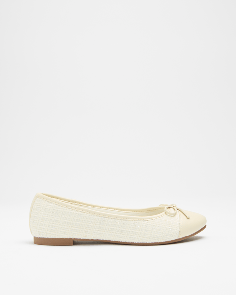 Womens Toe Cap Ballet Flat | Target Australia