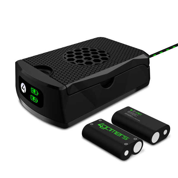 4Gamers Twin Rechargeable Battery Packs - Black | Target Australia