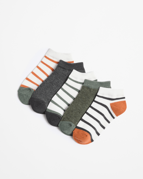Boys Low Cut Socks 5 Pack - Maxx - Stripe | Target Australia
