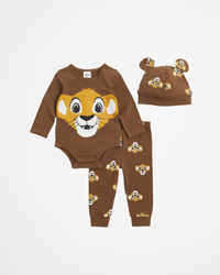 Baby Disney Bodysuit and Leggings 3 Piece Set - Simba | Target Australia