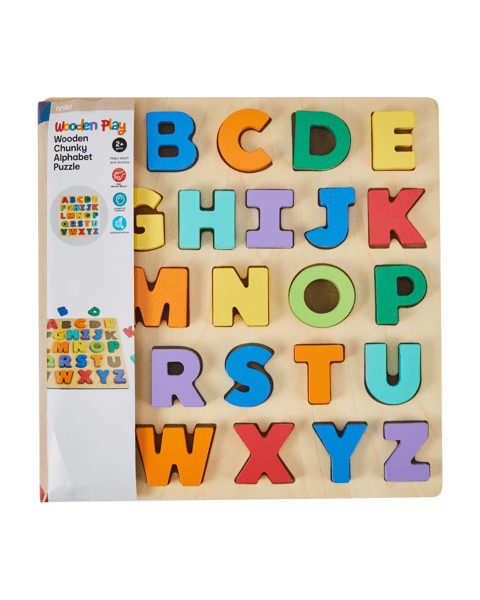 Anko Wooden Chunky Alphabet Puzzle | Target Australia