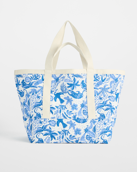 Large Printed Canvas Beach Tote Bag | Target Australia