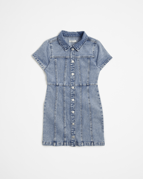 Denim Button Through Dress | Target Australia