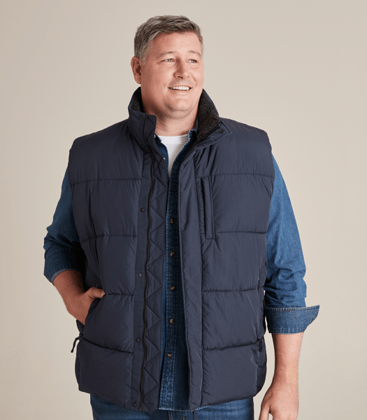 Man Plus Puffer Vest | Target Australia