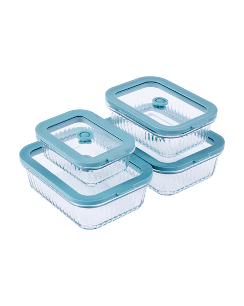 Anko Set of 4 Glass Containers | Target Australia