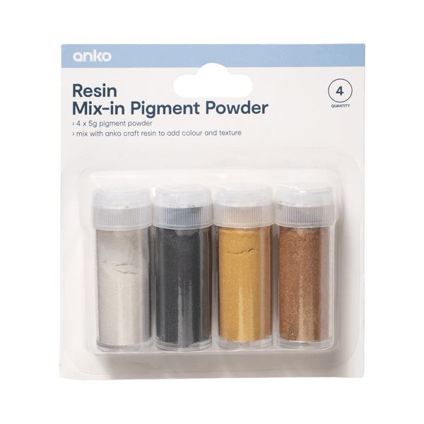 Resin Mix-in Pigment Powder 4 Pack - Anko | Target Australia
