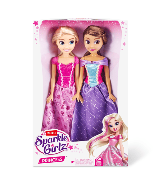 Sparkle Girlz 18-inch Princess Dolls Double Pack By ZURU | Target Australia
