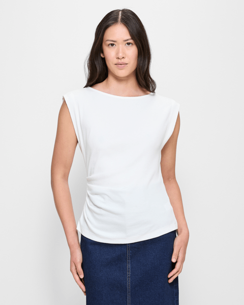 Australian Cotton Side Tuck Top | Target Australia