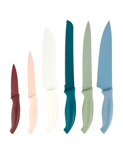 Anko Set of 6 Knives with Blade Covers | Target Australia