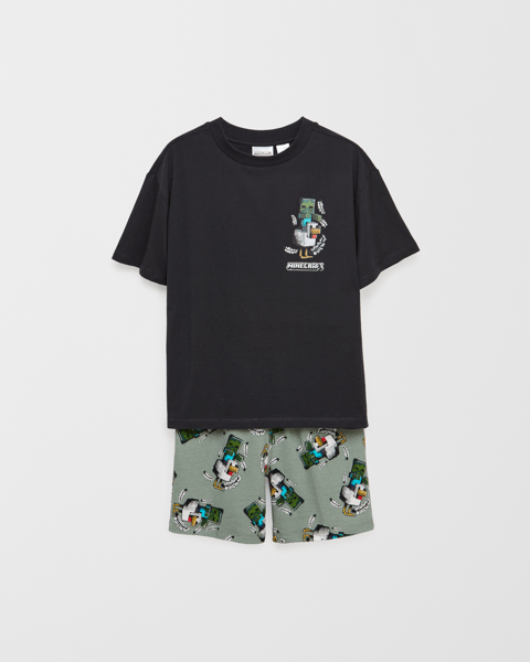 Minecraft Australian Cotton Older Boys Knit Pyjama Set | Target Australia