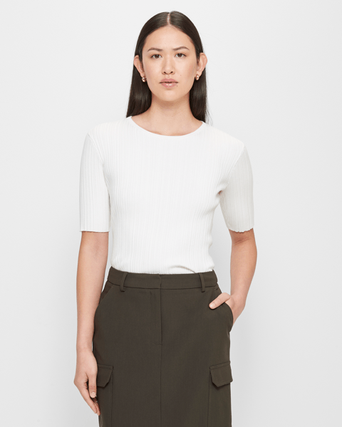 Variegated Rib T-Shirt - Preview | Target Australia