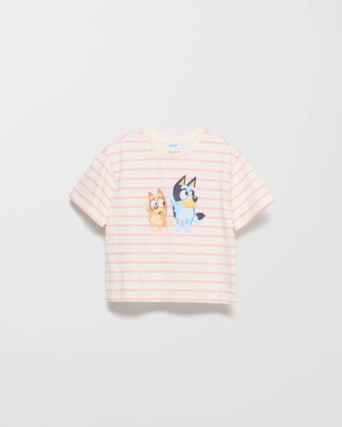 Australian Cotton Bluey Stripe T-shirt | Target Australia