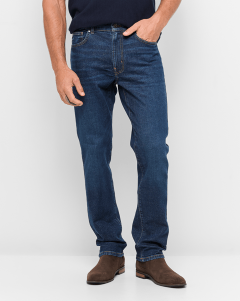 Straight Fit Denim Jeans - Blue Nights | Target Australia