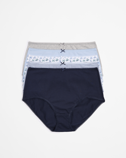 5 Pack Cotton/Elastane Full Briefs | Target Australia