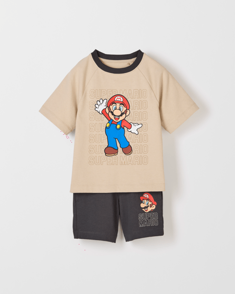 Super Mario Australian Cotton T-Shirt and Short 2 Piece Set | Target ...