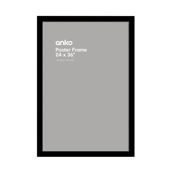 Large Poster Frame 61cm x 91.5cm, Black - Anko | Target Australia